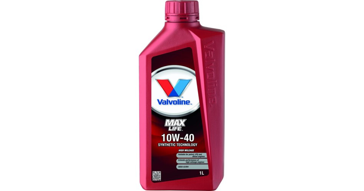 Valvoline Maxlife 10W-40 1L | Valvoline Moottoriöljyt » Jimmy's Garage