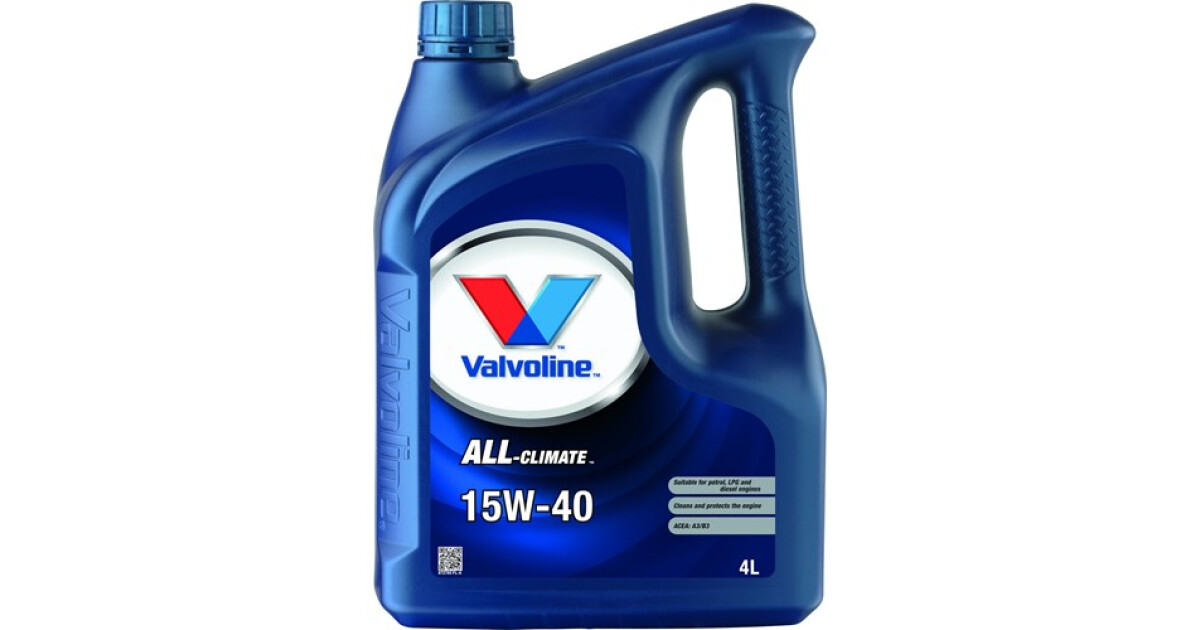 Valvoline All Climate 15W40 4L | Valvoline Moottoriöljyt » Jimmy's Garage