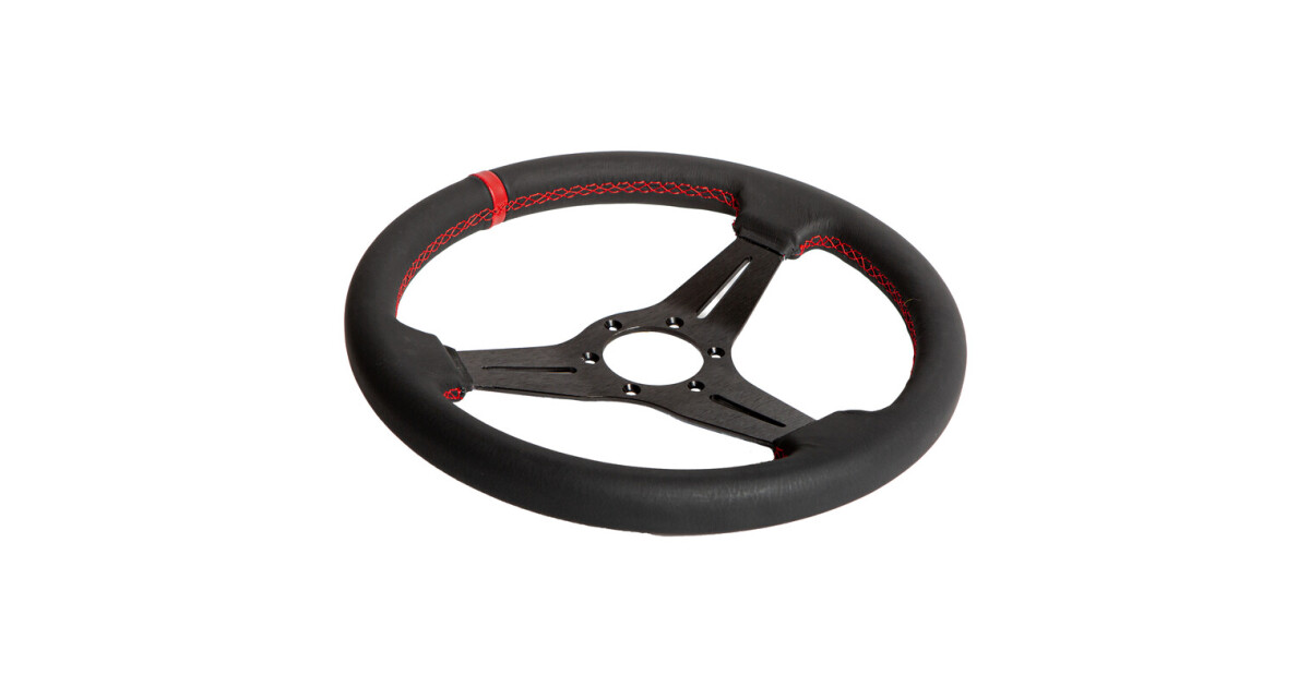 DriftShop Simulaattorin Ratti, 330 mm, Nahka » Jimmy's Garage